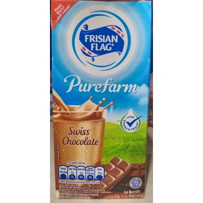 Jual Frisian Flag Purefarm Swiss Chocolate 900ml | Shopee Indonesia