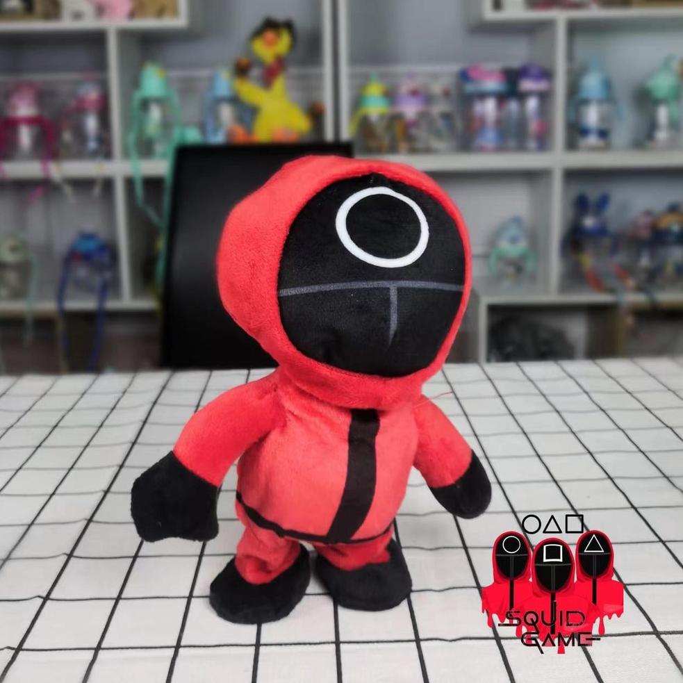 Jual K6V1 Squid Game Talking Walking Recorder Toy Squid Game Talking ...