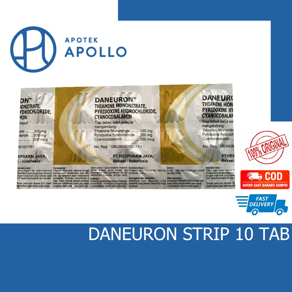 Jual DANEURON STRIP ISI 10 TABLET | Shopee Indonesia
