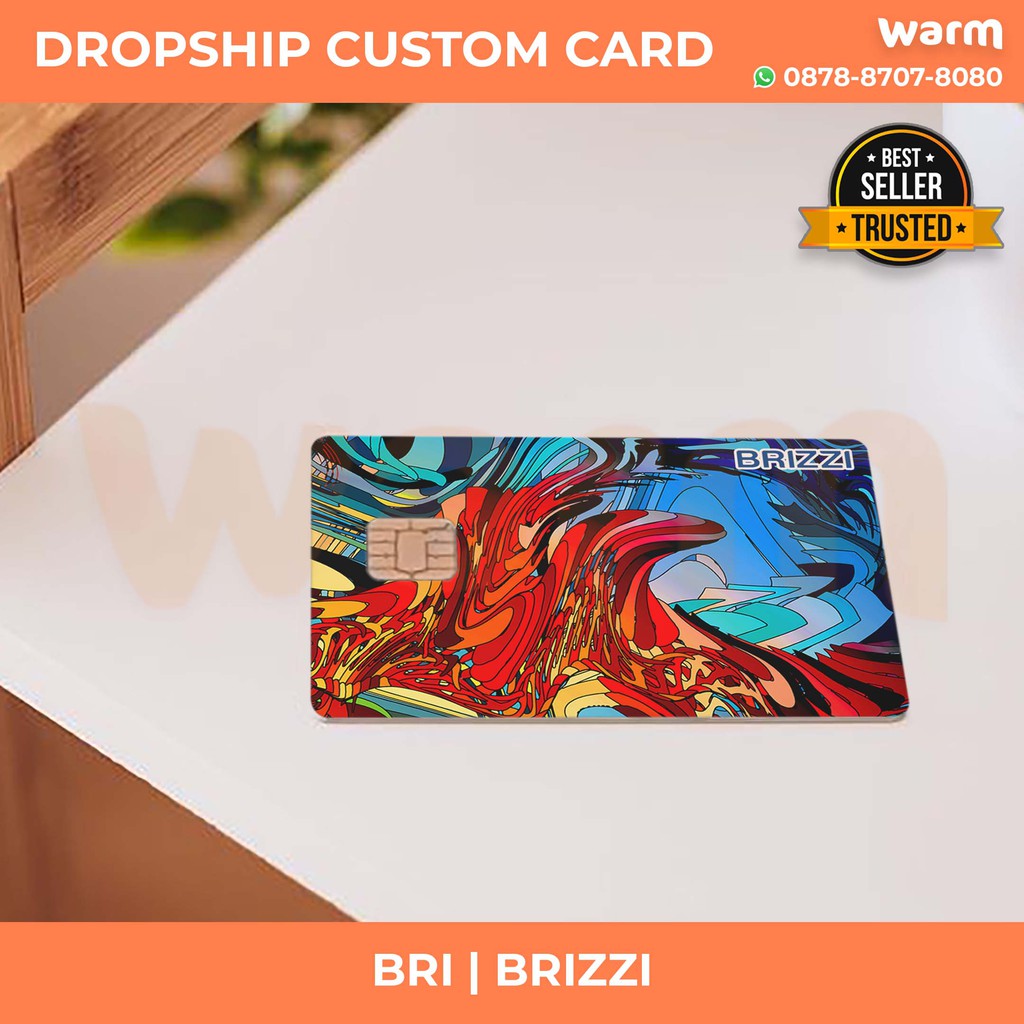 Jual Custom Print Kartu BRI BRIZZI Desain Bebas Gambar Bisa 1 atau 2 ...