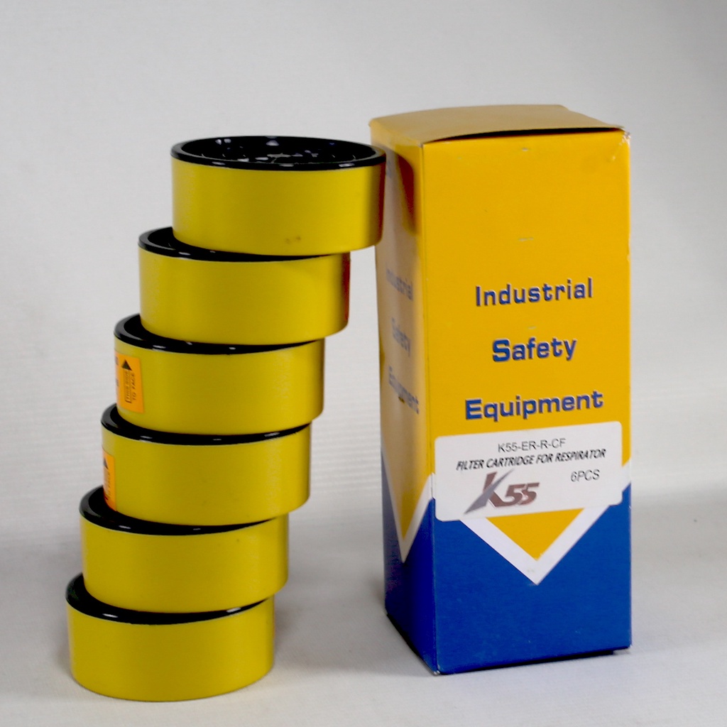 Jual K55 Refill Filter Masker Industri Cat Kimia Asap Respirator 1Box ...