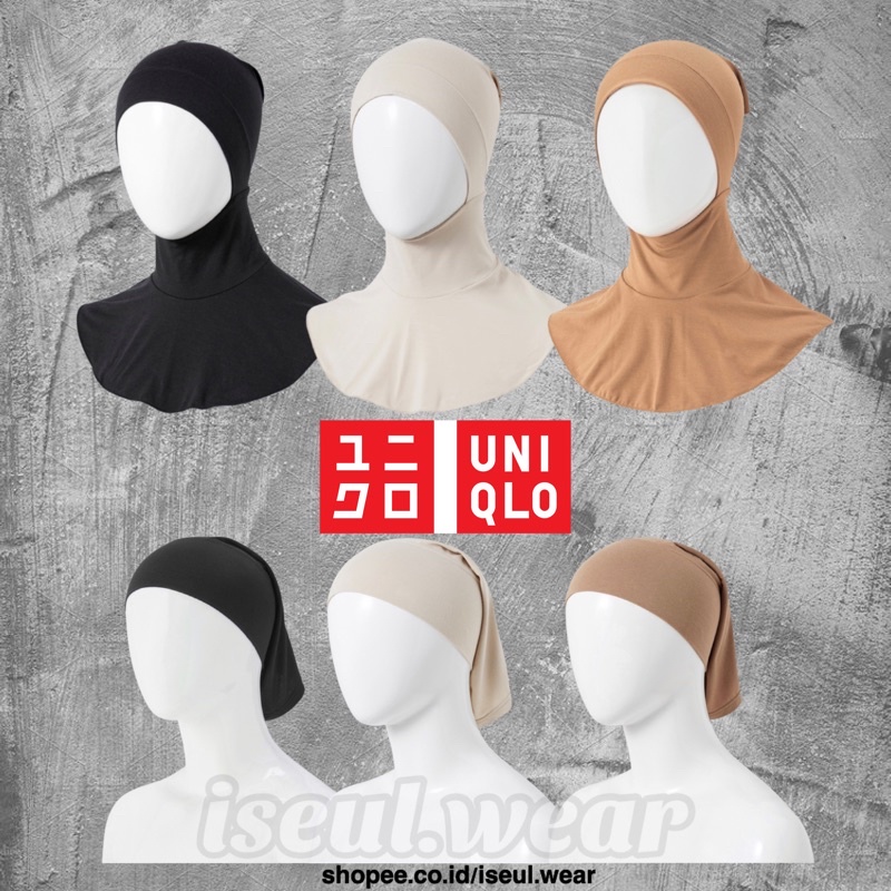 Jual UNIQLO Airism Hana Tajima Headband / Hijab / Ciput Ninja Inner ...