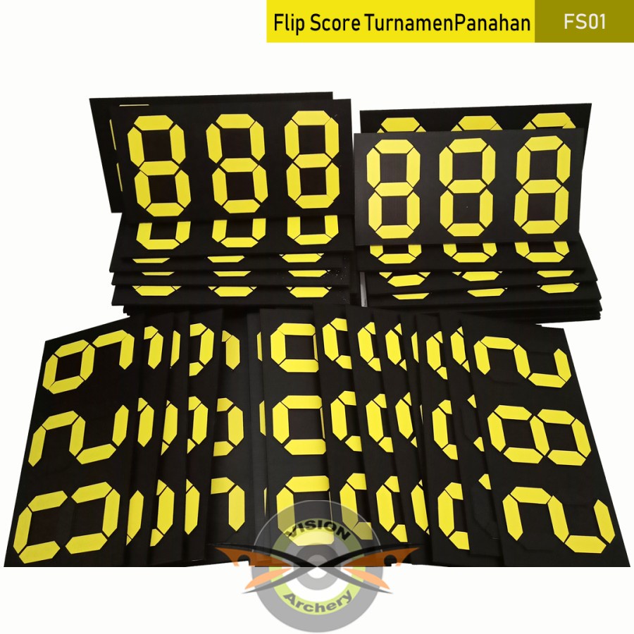 Jual Flip Score Panahan - Score Board Archery Papan Skor Nilai | Shopee ...
