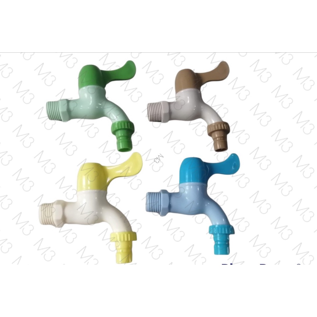 Jual KRAN PVC / KRAN BAK MANDI PVC / KERAN TAMAN 1/2 IN /KRAN TEMBOK ...