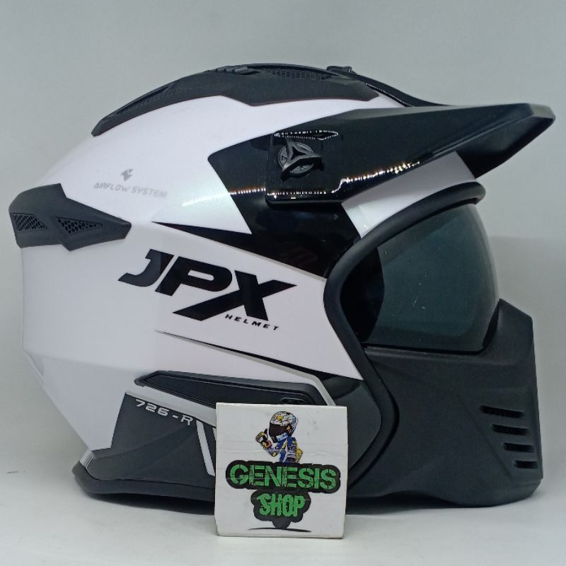 Jual Helm JPX full face helm JPX MX 726R solid polos | Shopee Indonesia