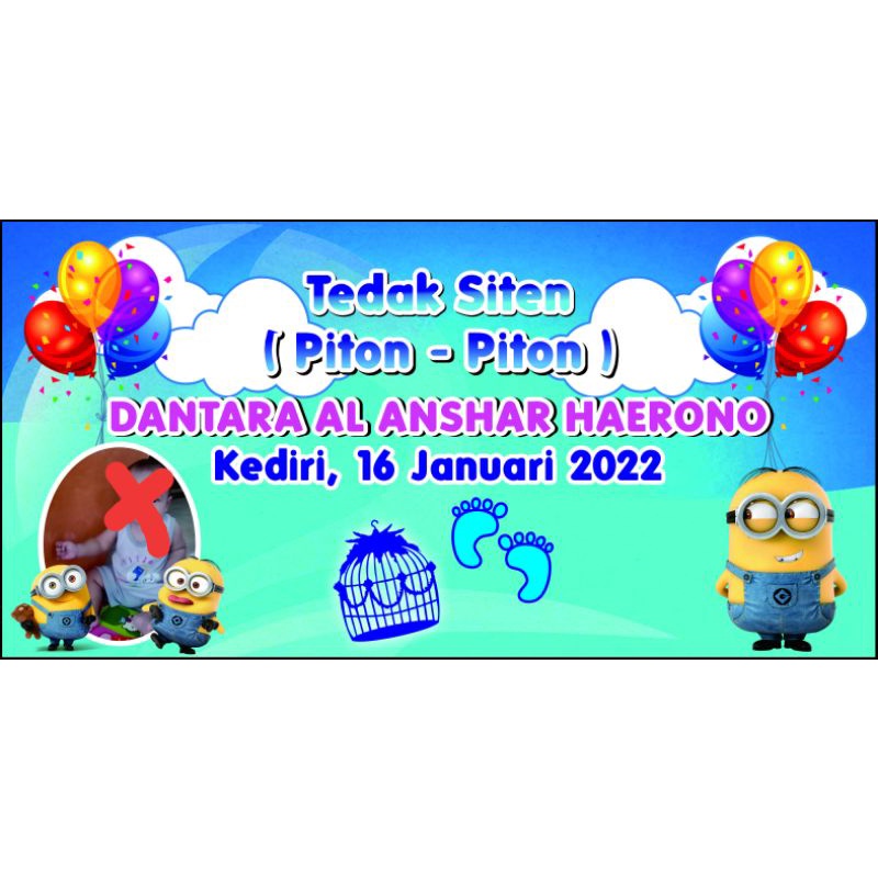 Jual SPANDUK TEDAK SITEN / BANNER TEDAK SITEN | Shopee Indonesia