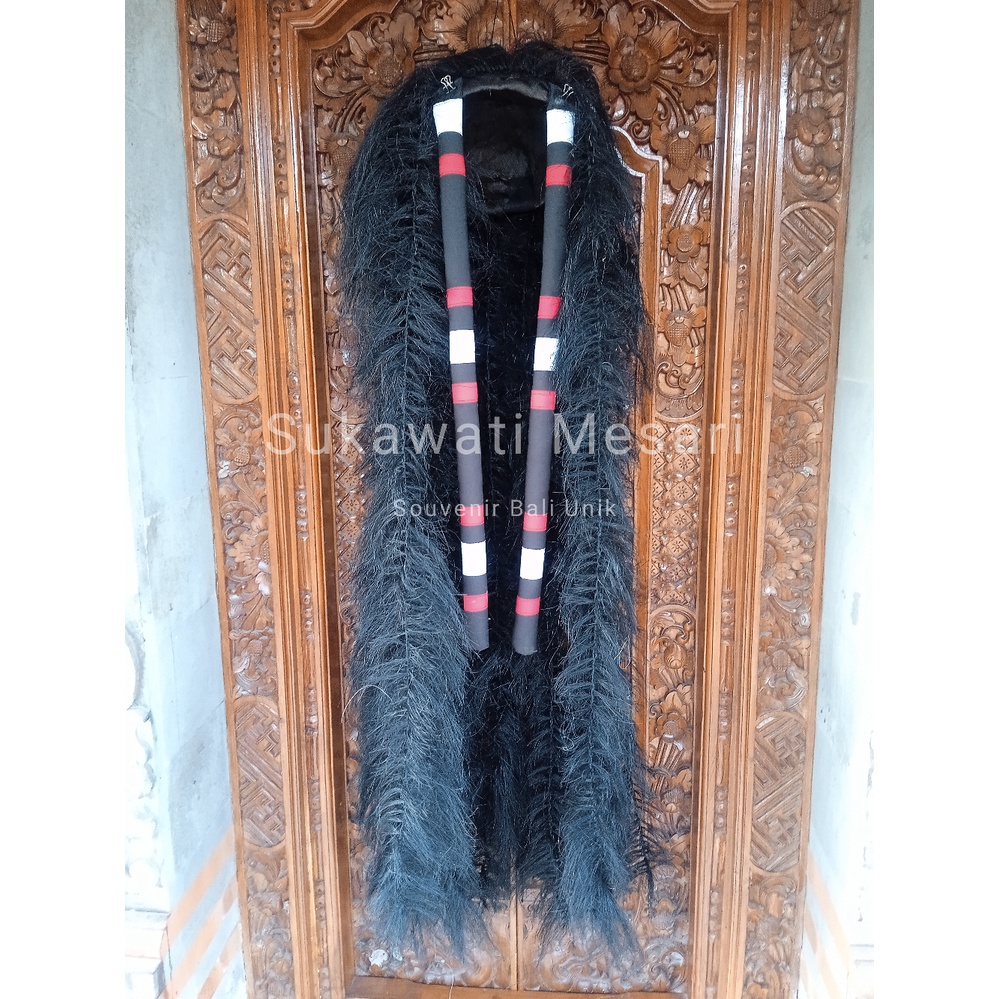 Jual Rambut Rangda Bahan Serat Tanaman Atau Bagu Warna Hitam Dan Hitam ...