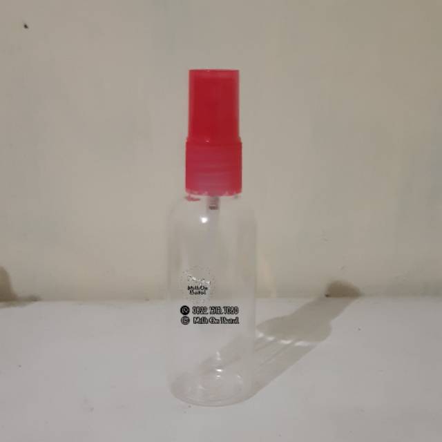 Jual Botol Plastik PET Boston Round 60ml Spray / Botol Sanitizer ...