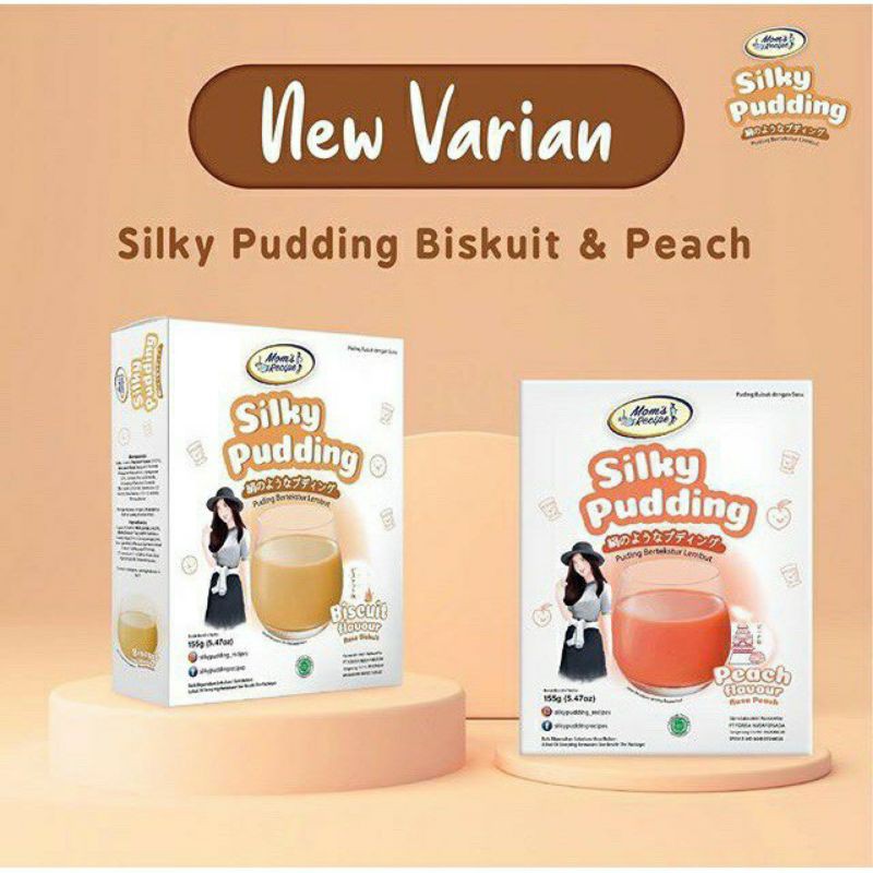 Jual new!! Silky Pudding Forisa Mom's Recipe Rasa Peach & Biscuit ...