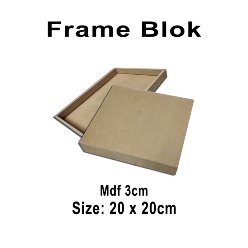 Jual frame foto blok/ pictbok/20x20cm | Shopee Indonesia