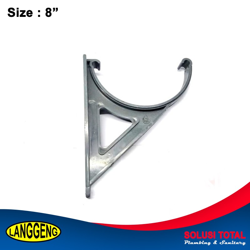 Jual Gantungan Talang PVC RG 8 Setengah Lingkaran 8 Inch Langgeng ...