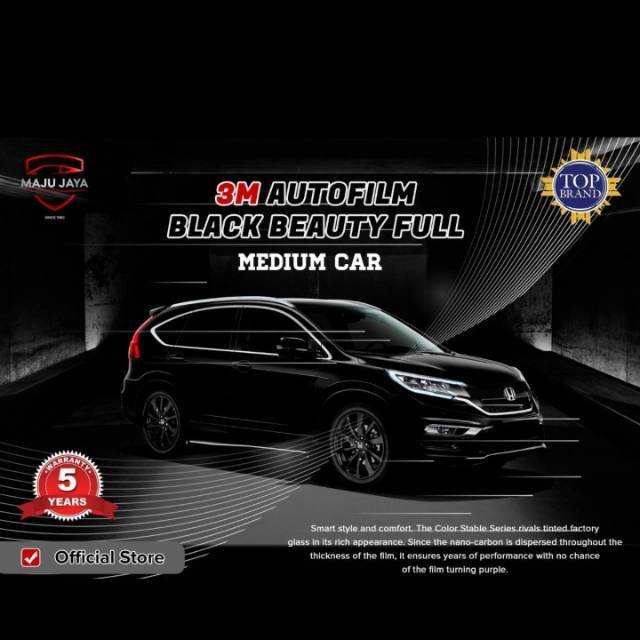 Jual Kaca Film mobil 3M Garansi Resmi Full Black Beauty - Medium car ...