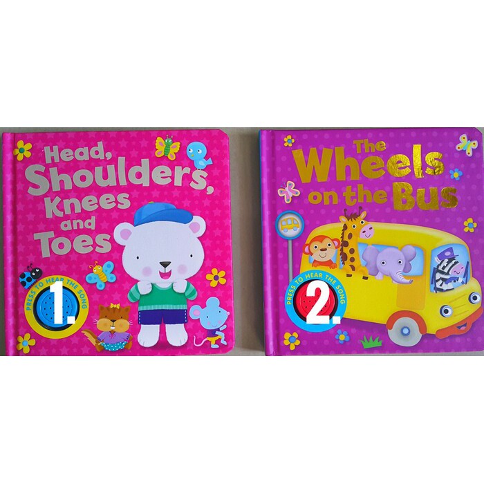 Jual Buku anak ~ Head Shoulders Knees and Toes / The Wheels on the Bus ...
