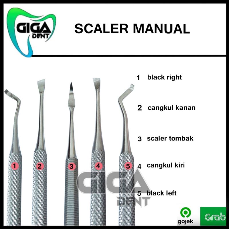 Jual DENTAL INSTRUMENT SCALER MANUAL | Shopee Indonesia