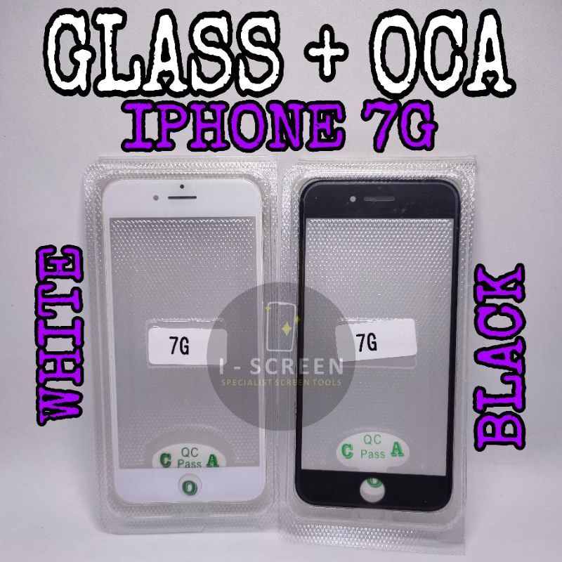 Jual GLASS + OCA IP 7G/7P/8G/8P WITH FRAME | Shopee Indonesia