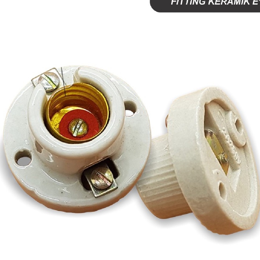 Jual Fitting Lampu Keramik / Fitting Lampu Keramik E14 | Shopee Indonesia