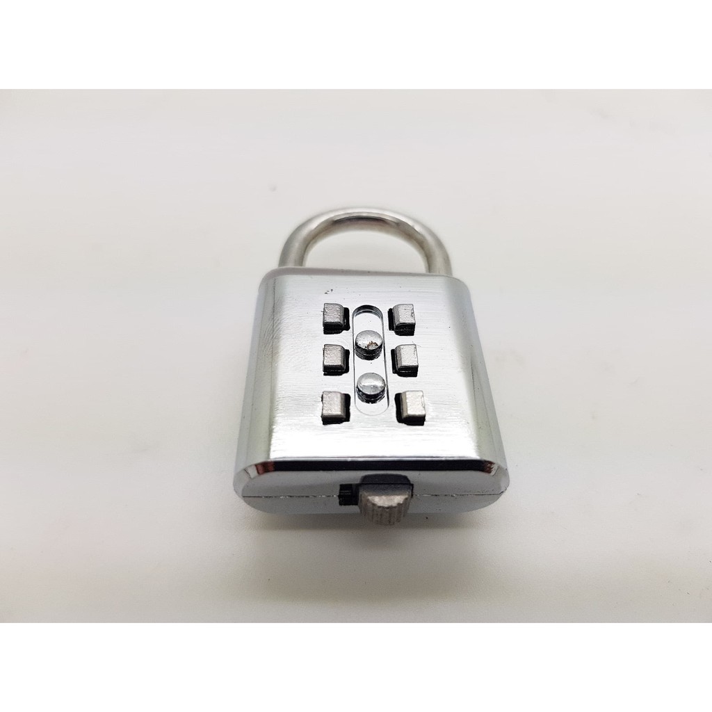 Jual Gembok Kunci Kombinasi Pin 6 Angka 30 mm / Gembok Password ...