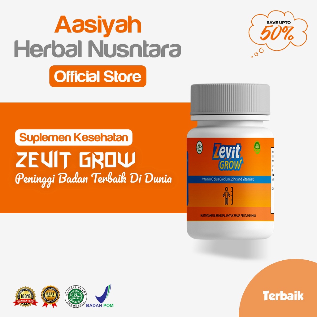 Jual PROMO!! ORIGINAL SPESIAL DISKON 50% ZEVIT PENINGGI BADAN ORI ...