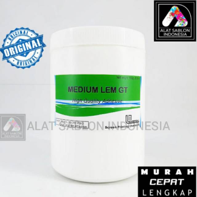 Jual LEM MEDIUM GT ALAT SABLON 1KG | Shopee Indonesia