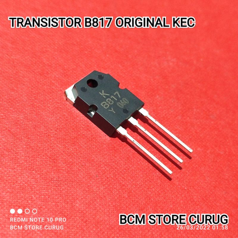 Jual Transistor B817 B 817 Kec Original Power Amplifier Transistor ...