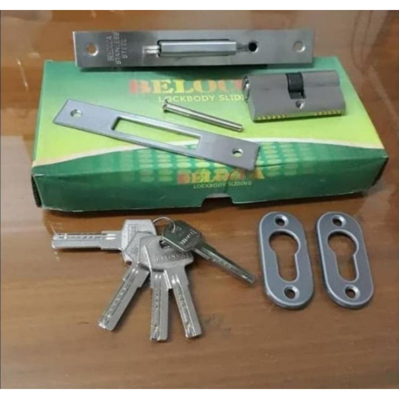 Jual Kunci pintu sliding | Kunci pintu geser | body pintu sliding ...