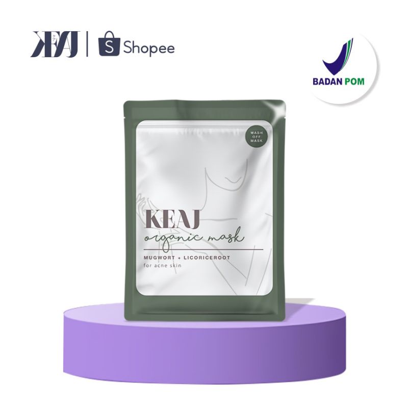 Jual Keaj Mask Organic Mugwort with Licoriceroot | Shopee Indonesia