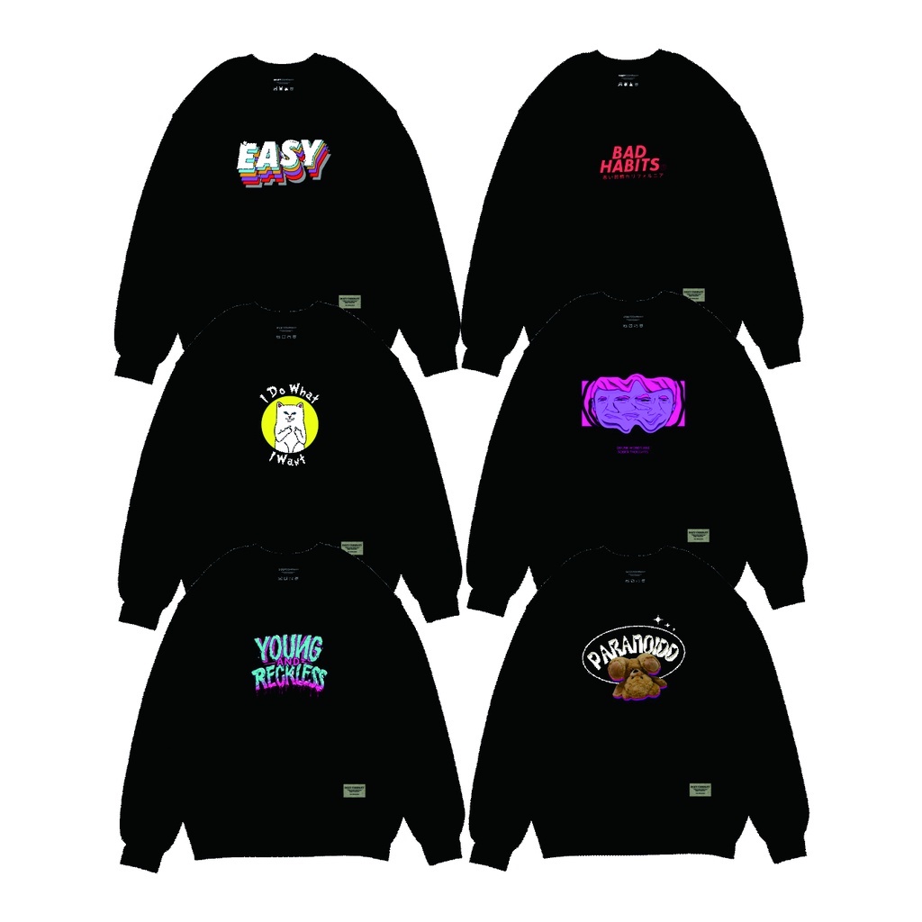 Jual Sweater/Crewneck Pakaian Pria & Wanita motif Elegan, Sweaater ...