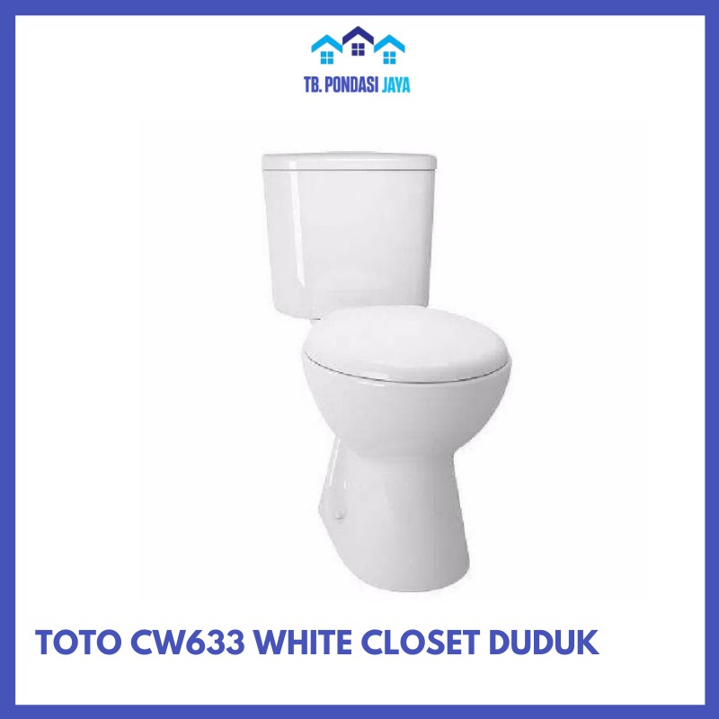 Jual TOTO CW 633 WHITE CLOSET DUDUK | Shopee Indonesia