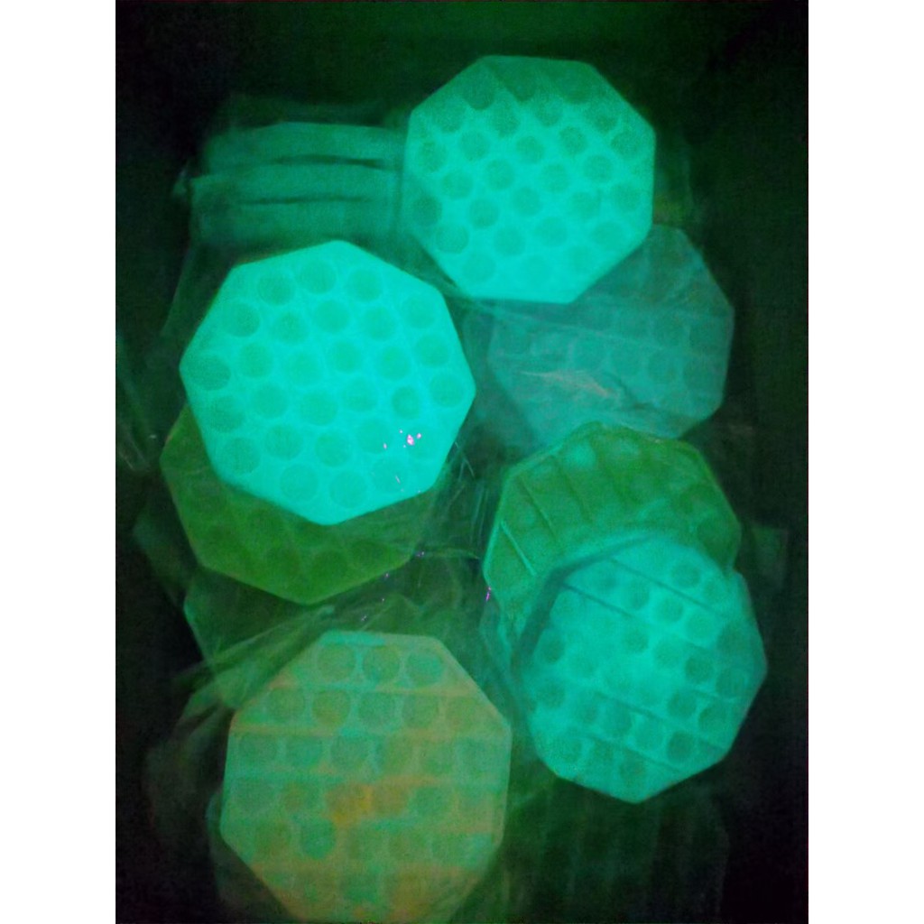 Jual Glow in The Dark Popit Pop It Fidget Silicone Toys Anti Stress ...