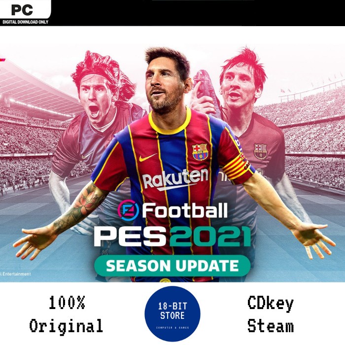 Jual TERLARIS eFootball PES 2021 Season Update PC - ORIGINAL - Standard ...