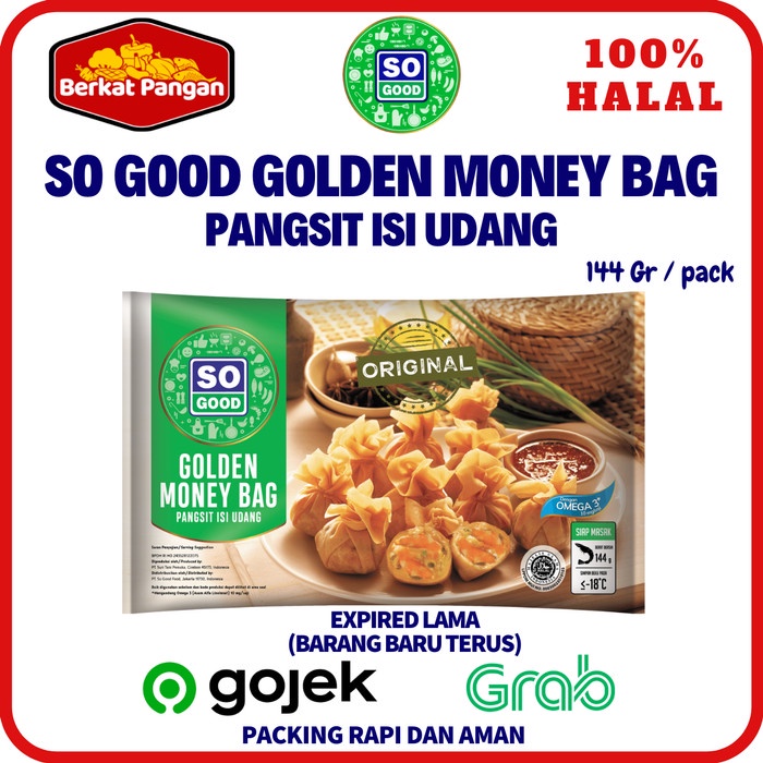 Jual So Good Golden Money Bag / Lumpia Udang 144 gr | Shopee Indonesia