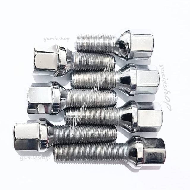 Jual BAUT RODA MOBIL MERCY 12 MM MOBIL MERCEDES BENZ BMW MAZDA WHEEL ...