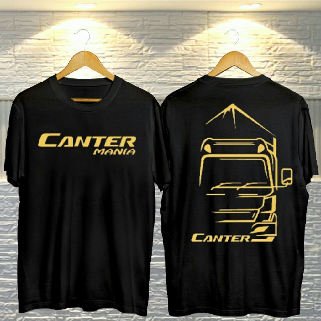Jual KAOS TSHITR BAJU DISTRO TRUCK CANTER MANIA GOLD SIMPLE | Shopee ...