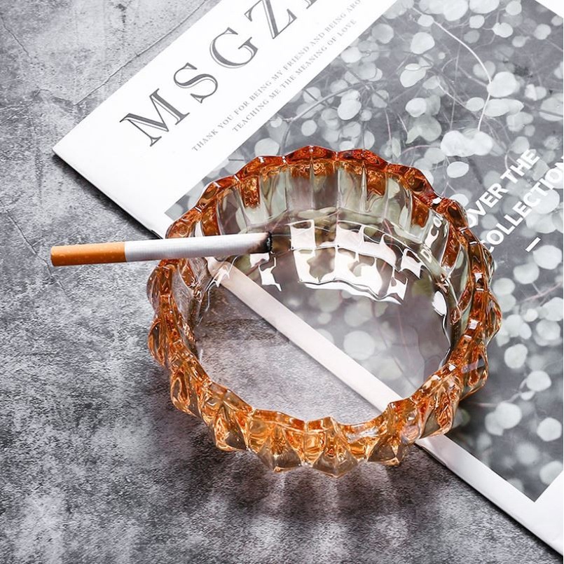 Jual Asbak Rokok Beling Kaca Kristal Glass Crystal Ashtray Beling Gaya ...