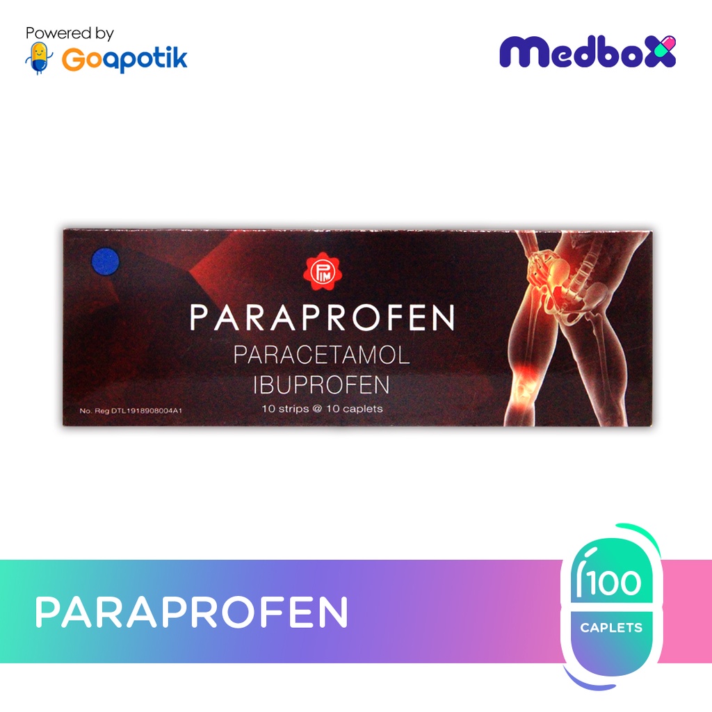 Jual Obat Sakit kepala, Sakit Gigi, & Nyeri Otot Paraprofen 1 Strip 10 ...