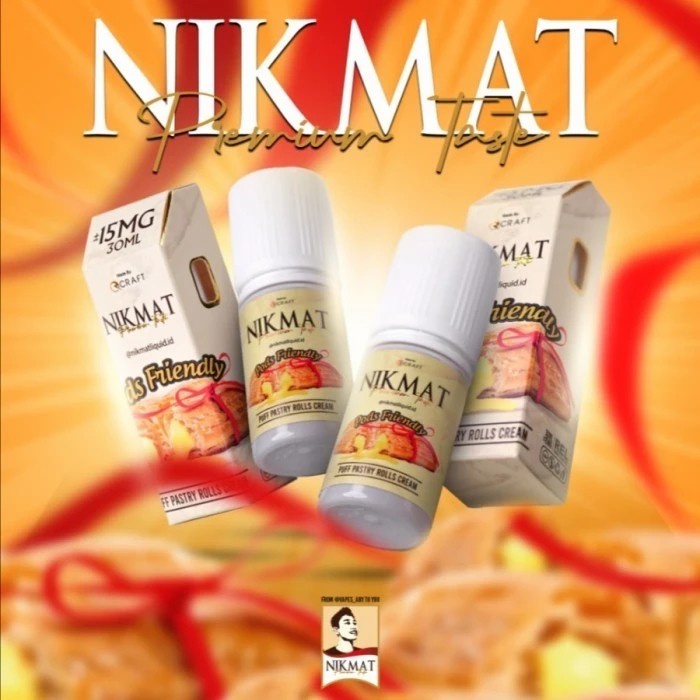 Jual Liquid PODS FRIENDLY Nikmat Puff Pastry Rolls Cream 30ml 15mg ...