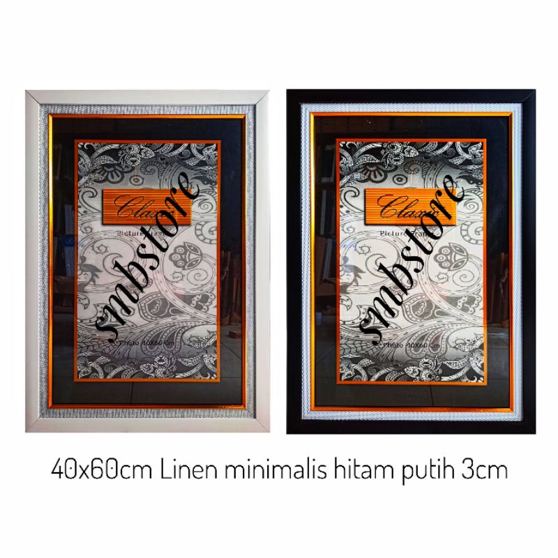 Jual Bingkai frame figura pigura foto A2/16RP/16RS/40x60cm Linen ...