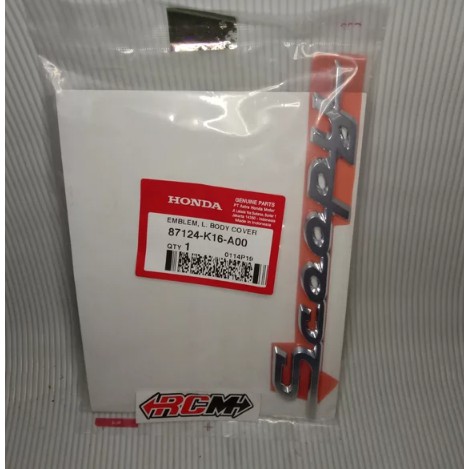 Jual EMBLEM LOGO STIKER SCOOPY FI 2012-2016 HRGA PERBJI KIRI KANAN SAMA ...