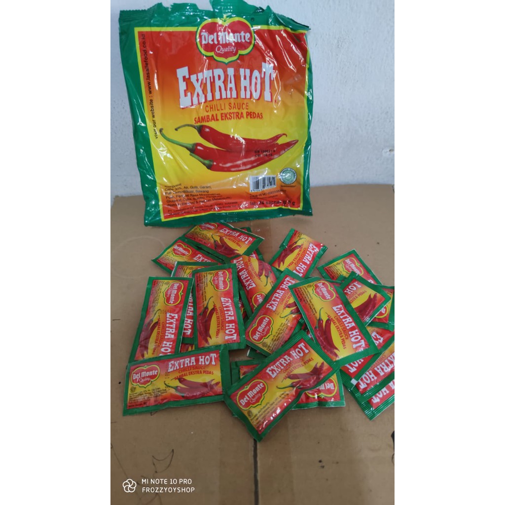 Jual delmonte saus chilli sachet isi 24 pcs | Shopee Indonesia