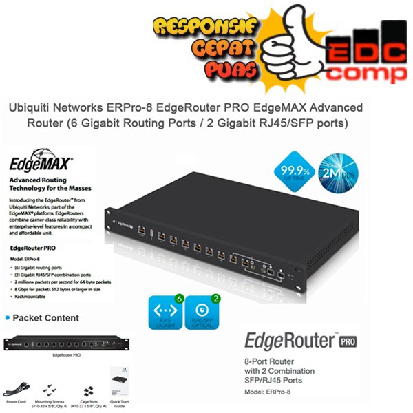 Jual Ubiquiti ER-PRO8 edgerouter pro 8 / ER-Pro-8 ER Pro 8 | Shopee ...