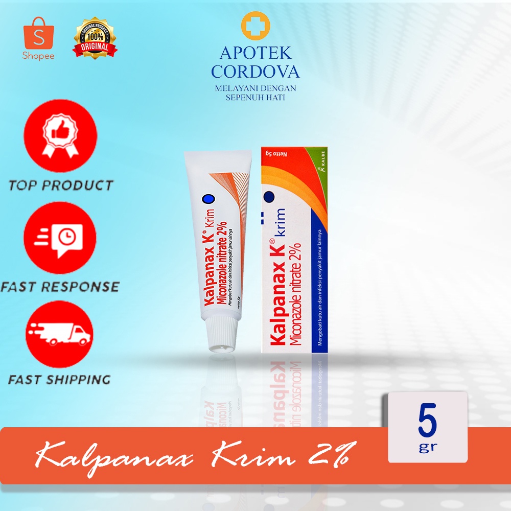 Jual Kalpanax Krim 5 gr dan 10 gr - Obat jamur kulit - Infeksi Jamur ...