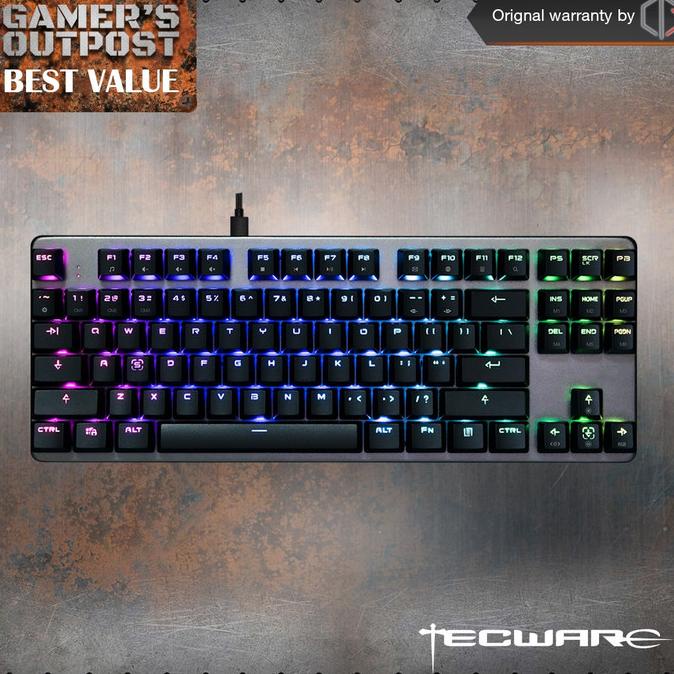 Jual Tecware Phantom L Low Profile Mechanical Keyboard - Biru | Shopee ...
