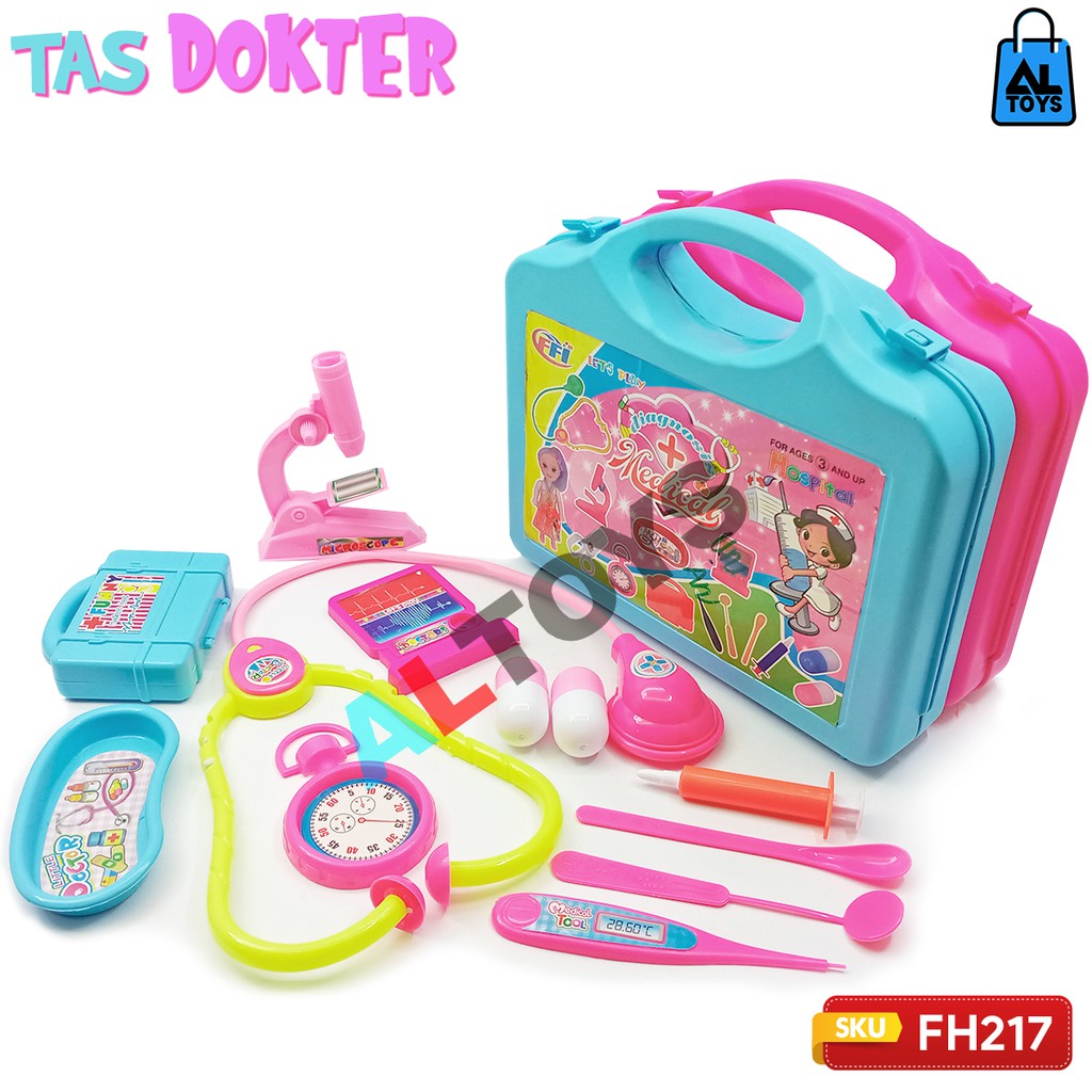 Jual MAINAN EDUKASI DOKTER KOPER PERALATAN MEDIS BONEKA MAINAN ANAK ...