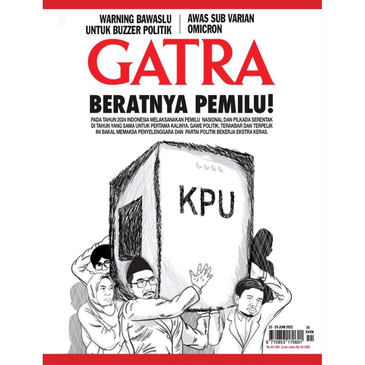 Jual Majalah Gatra Edisi 35 2022 | Shopee Indonesia