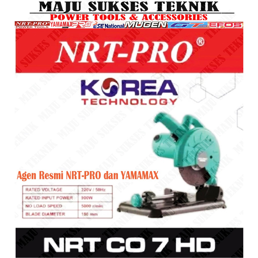 Jual NRT-PRO CO 7 HD Mesin Potong Besi Cut off 7 Inch Mesin Gerinda ...