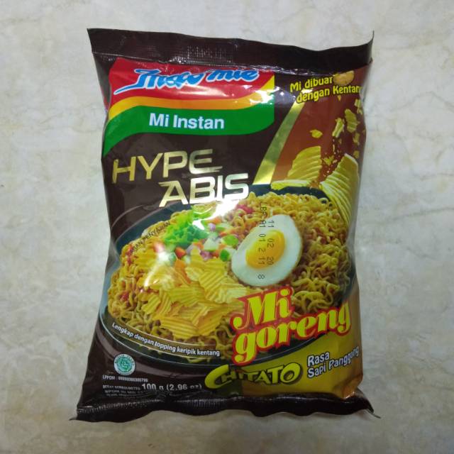 Jual Indomie Hype Abis Chitato Mi Goreng Rasa Sapi Panggang 100 gr ...