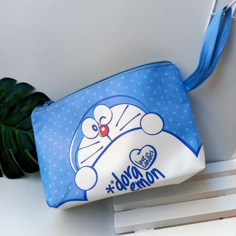Jual Pouch kosmetik doraemon / Pouch doraemon / Tas make up | Shopee Indonesia