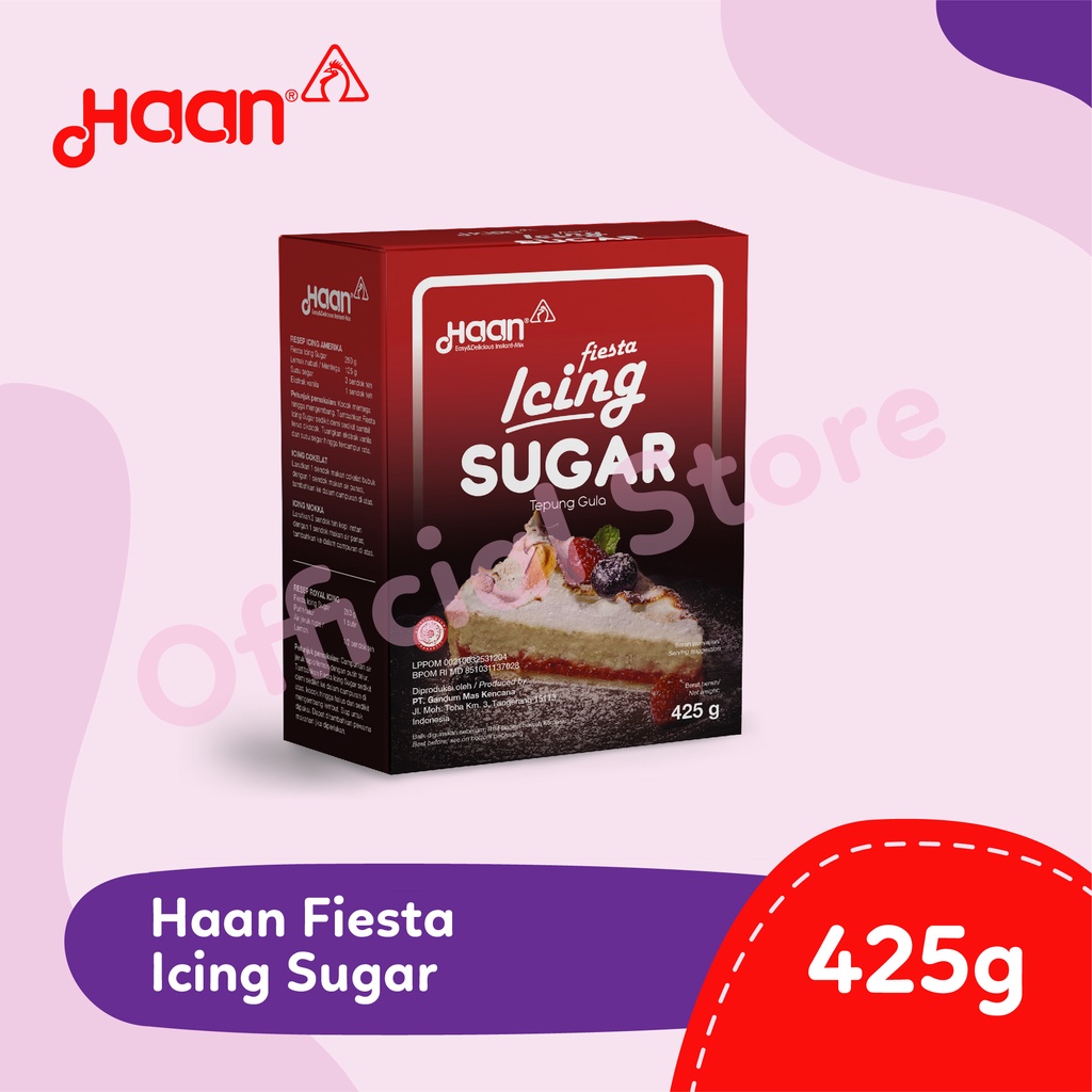 Jual HAAN FIESTA ICING SUGAR 425GR | Shopee Indonesia