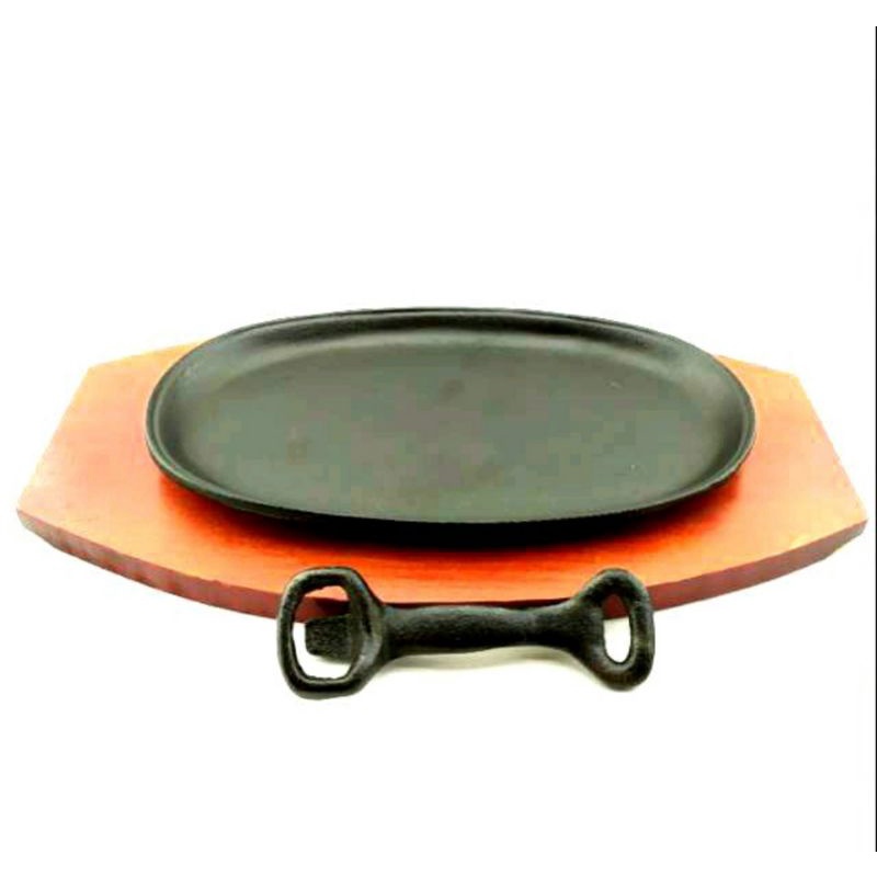 Jual Hot plate oval besar dan kecil /piring steak | Shopee Indonesia