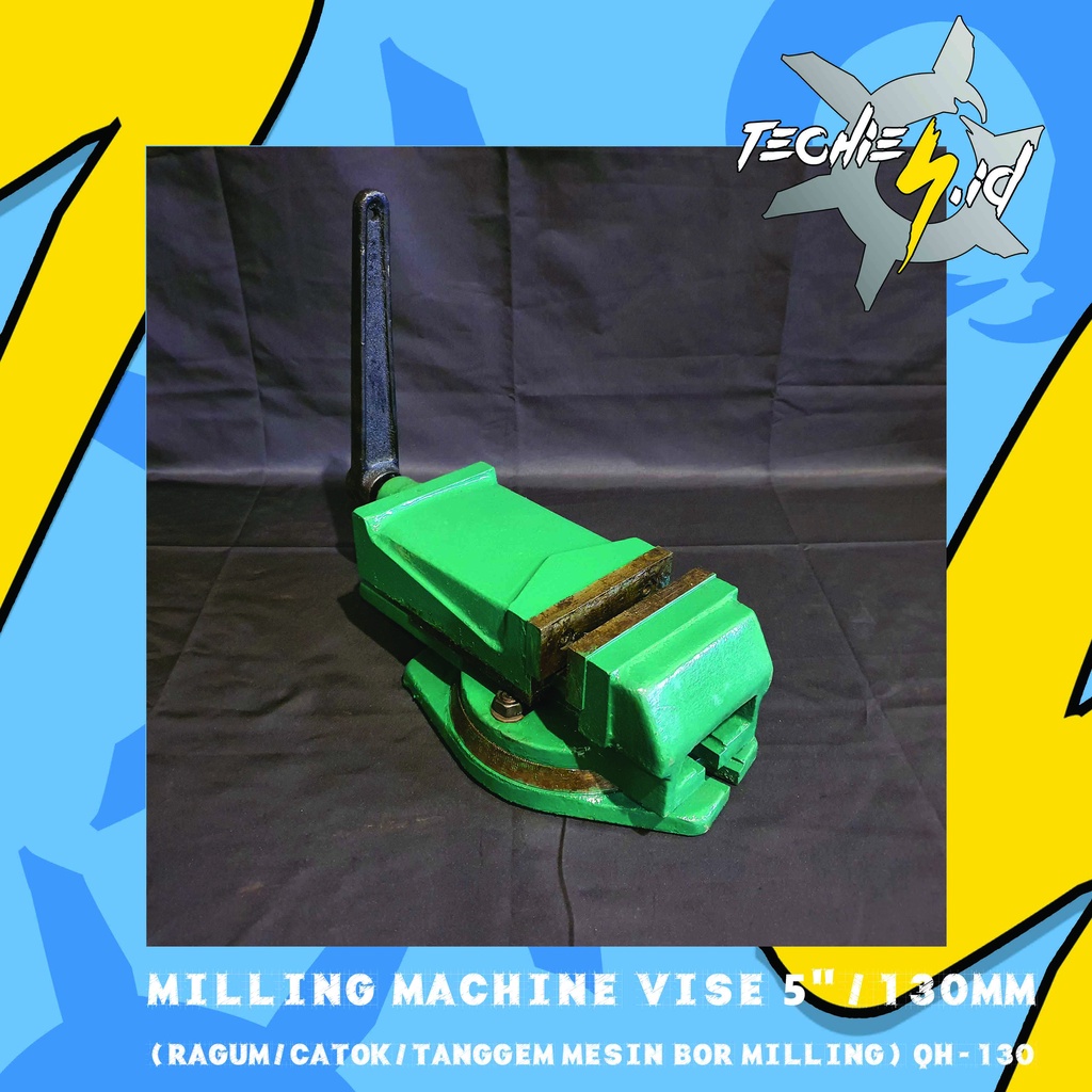 Jual Milling Machine Vise 5inch / 130mm (Ragum / Catok / Tanggem Mesin ...